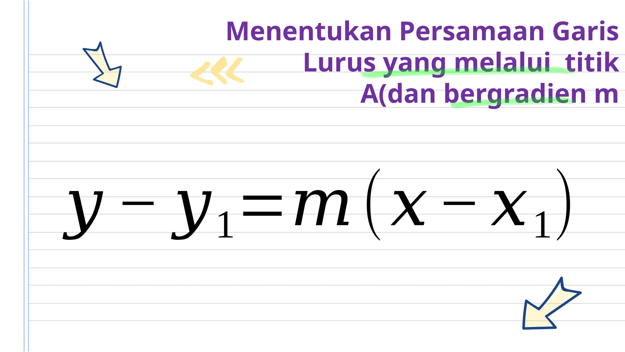 PPT PRESENTASI PERSAMAAN GARIS LURUS.pptx
