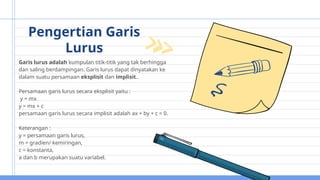 PPT PRESENTASI PERSAMAAN GARIS LURUS.pptx