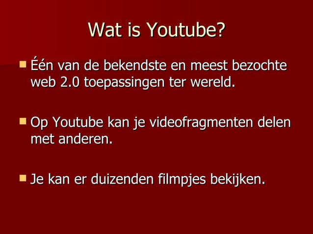 Ppt Presentatie Youtube | PPT