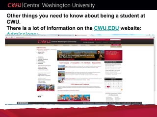 cwu orientation | PPT