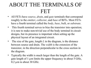 Ppt presentation on FET | PPT