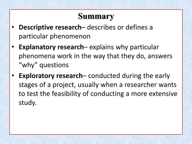 Explanatory, Descriptive and Exploratory Research.pptx