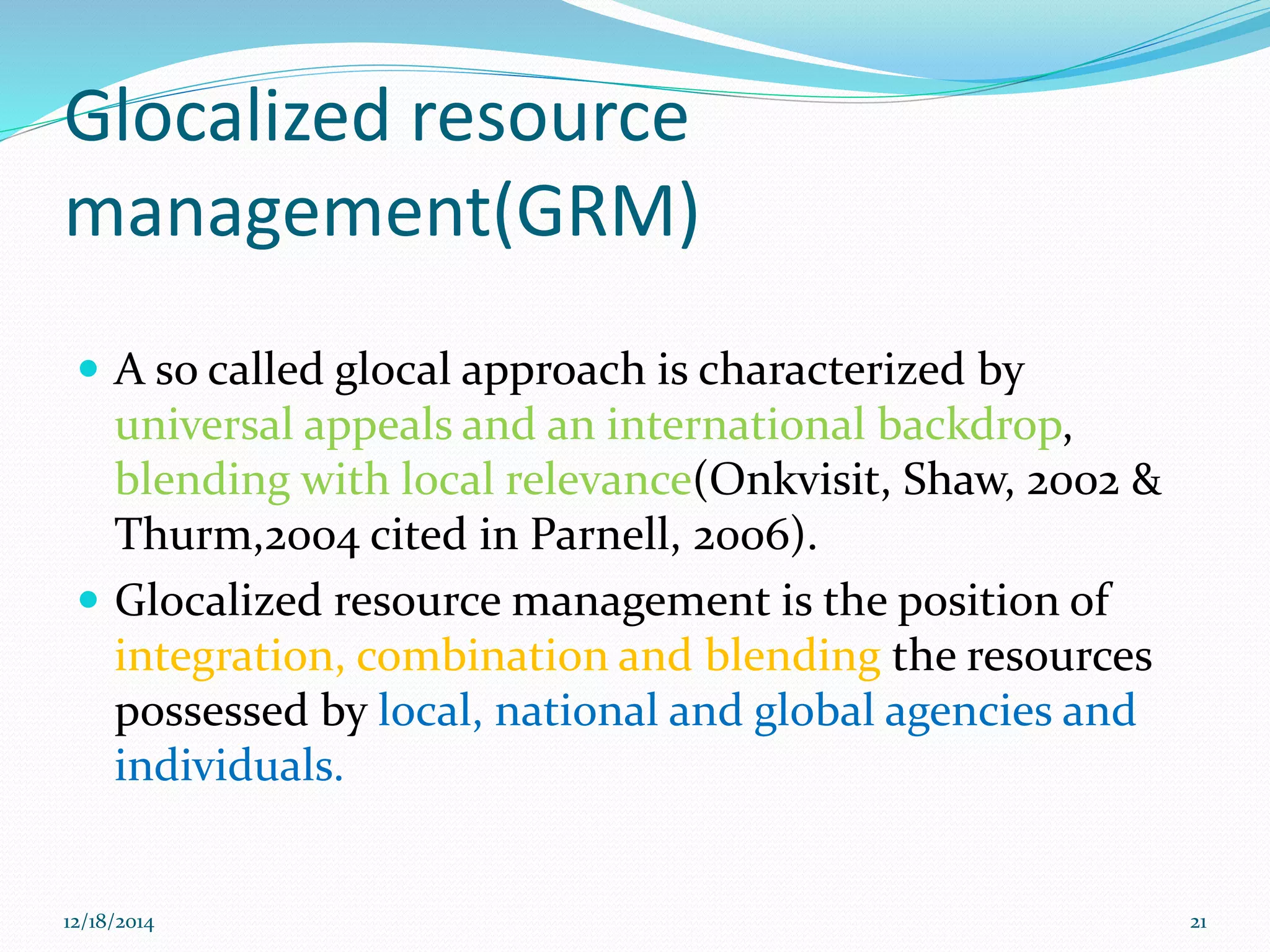 Ppt presentation resource mgmt | PPTX