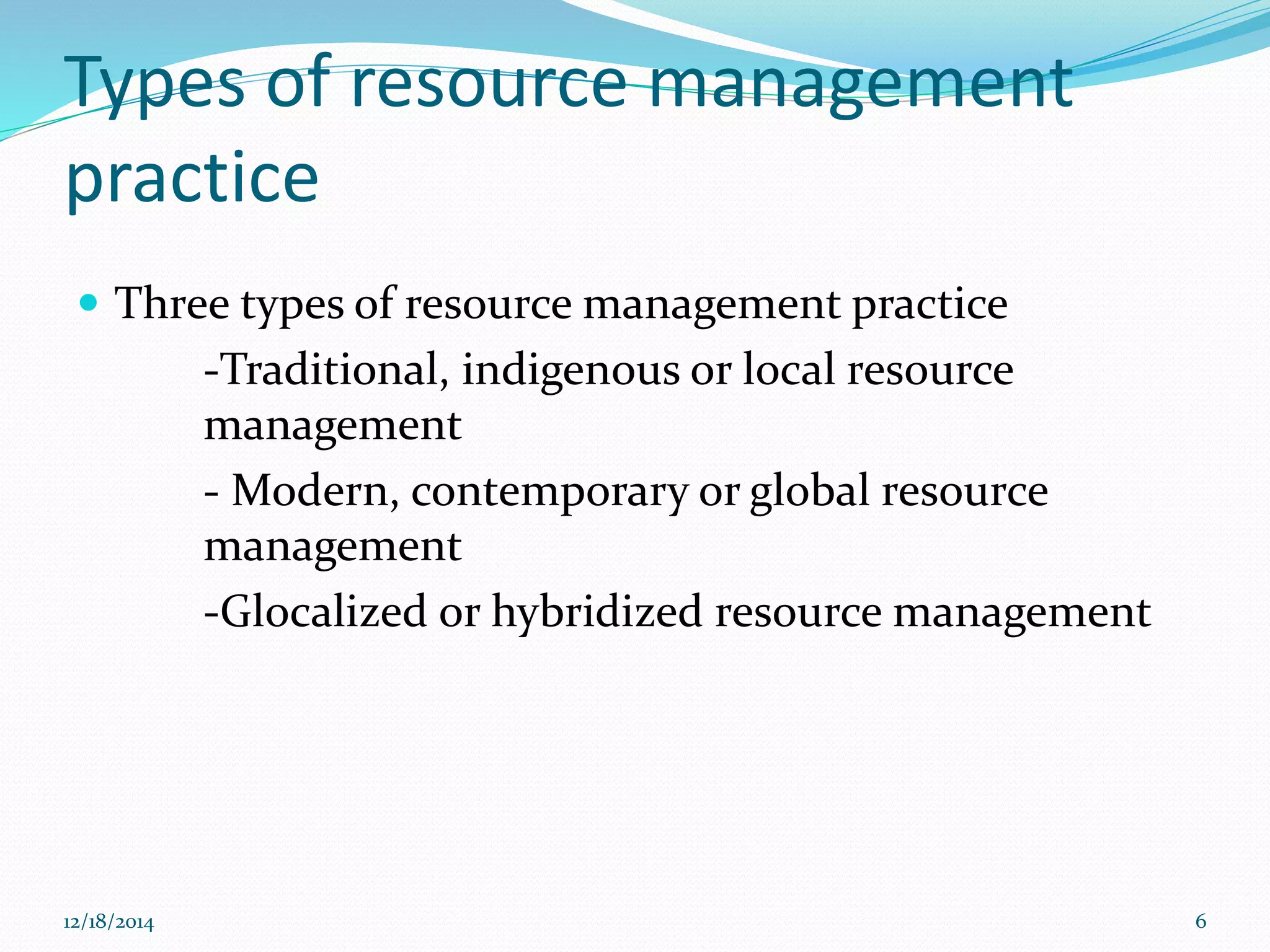 Ppt presentation resource mgmt | PPTX