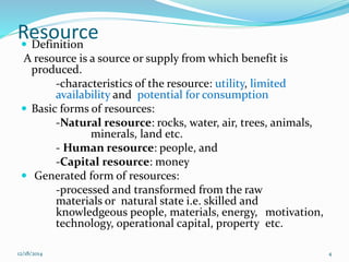 Ppt presentation resource mgmt | PPTX