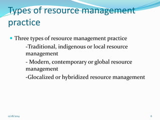Ppt presentation resource mgmt | PPTX