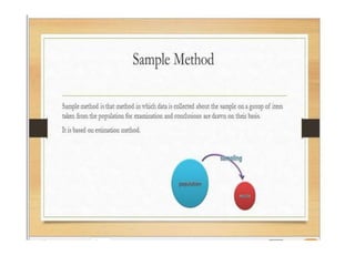 Census & sample methods of collection of data | PPTX | Science