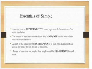 Census & sample methods of collection of data | PPTX | Science