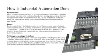PPT presentation on the history and importance of industial autmomation ...