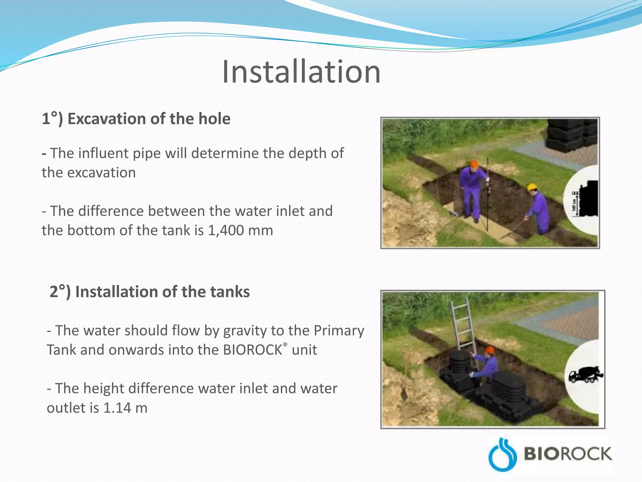 BIOROCK compact & energy-free sewage treatment plants for domestic ...