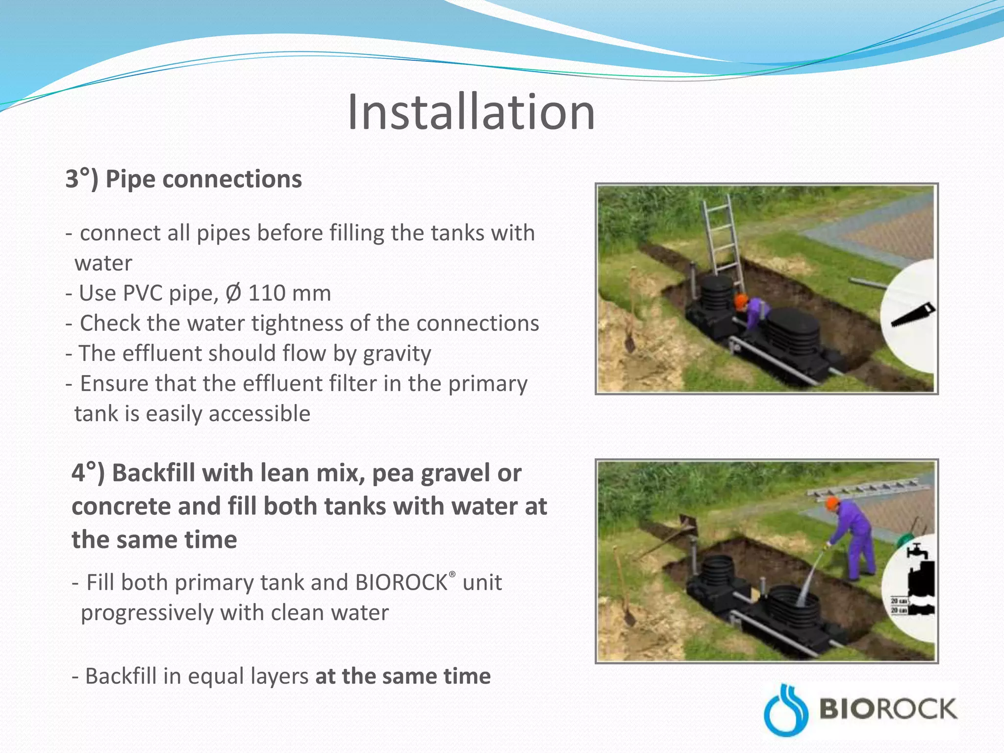BIOROCK compact & energy-free sewage treatment plants for domestic ...