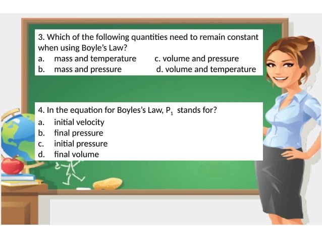 Boyles Law in Science 10 the temperature is constant | PPTX