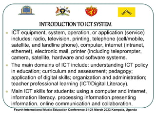 PPT Presentation by Proscovia 4th International Music Education ...