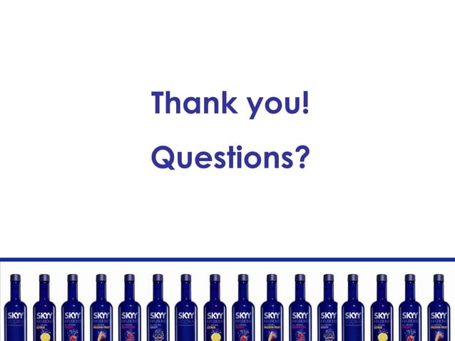 Skyy Vodka Campaign | PPTX | Alcoholic Beverages | Food & Drink