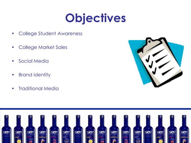 Skyy Vodka Campaign | PPTX | Alcoholic Beverages | Food & Drink