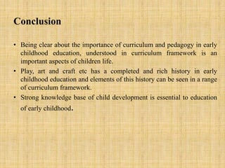 Early childhood education | PPTX
