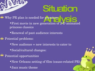 Disney\'s Princess and the Frog Movie Premiere PR Plan | PPT