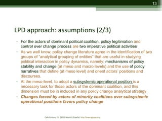 Legitimation and Policy Dynamics Approach | PPT