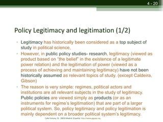 Legitimation and Policy Dynamics Approach | PPT