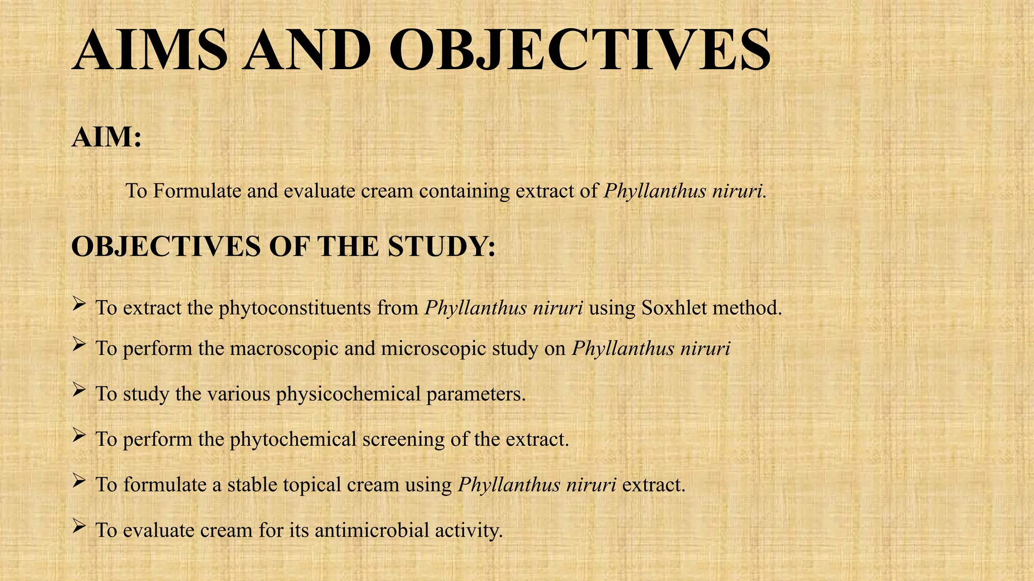 PPT presentation(likith group).pptx FORMULATION AND EVALUATION OF CREAM ...