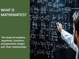 Role of Mathematics in everyday life | PPTX