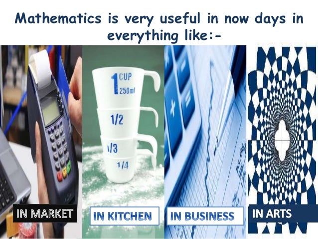 Role of Mathematics in everyday life