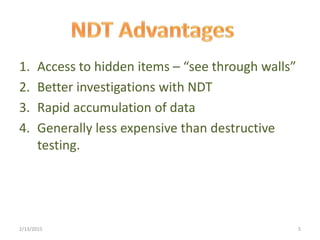 NDT (NON DESTRUCTIVE TESTING) OF CONCRETE STRUCTURE ANSHUL | PPTX
