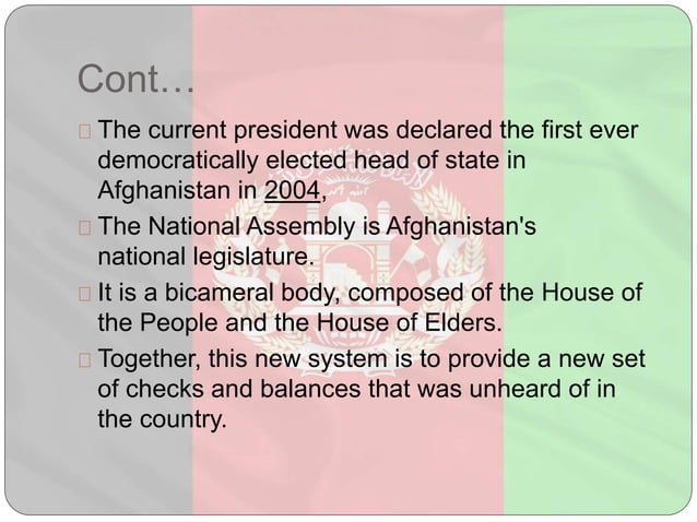 PPT presentation of afghanistan | PPTX