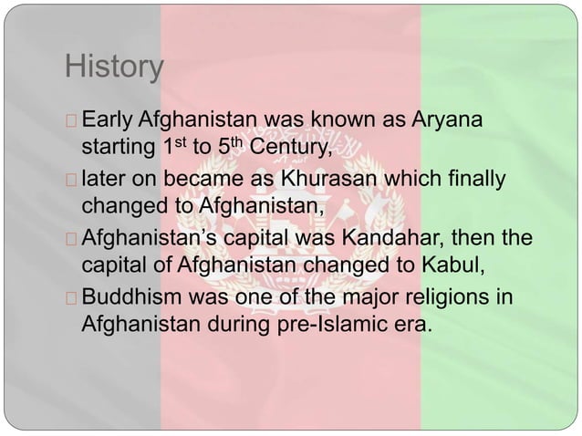 PPT presentation of afghanistan | PPTX