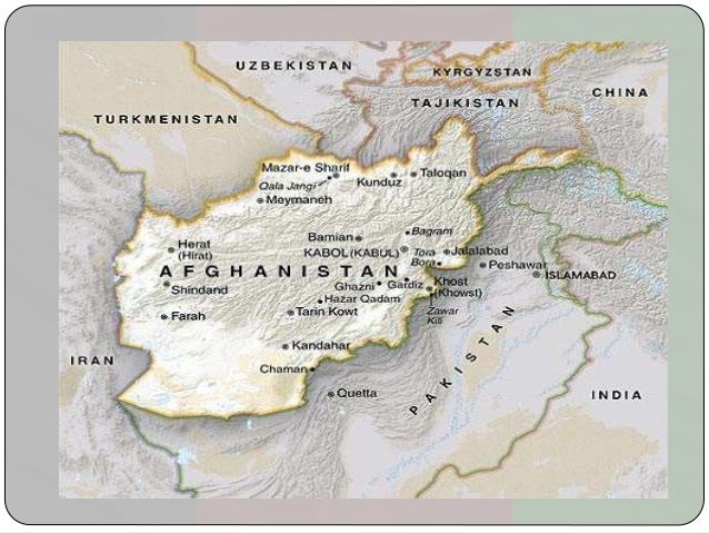 PPT presentation of afghanistan