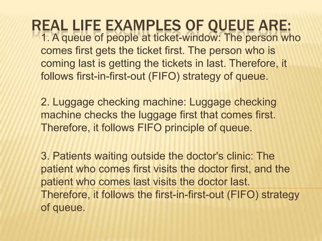 Ppt presentation of queues | PPTX | Operating Systems | Computer Software and Applications