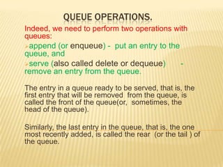 Ppt presentation of queues | PPTX