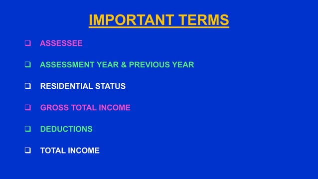 Ppt presentation on income tax | PPTX | Personal Taxes | Personal Finance