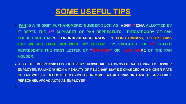 Ppt presentation on income tax | PPTX | Personal Taxes | Personal Finance