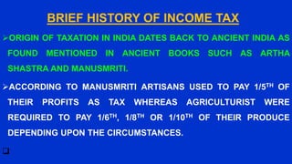 Ppt presentation on income tax | PPTX