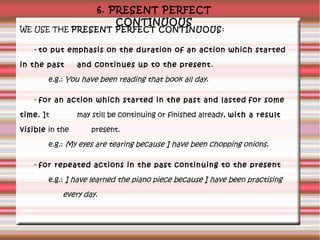 Present tenses | PPT