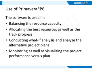 Primavera P6 Online Training | PPTX