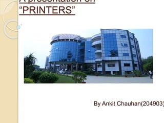 Printer and it's types | PPTX | Desktop Publishing | Computer Software ...