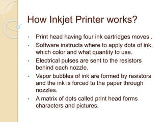 Printer and it's types | PPTX