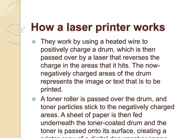 Printer and it's types | PPTX | Desktop Publishing | Computer Software and Applications