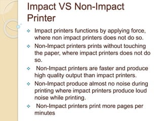 Printer and it's types | PPTX | Desktop Publishing | Computer Software ...