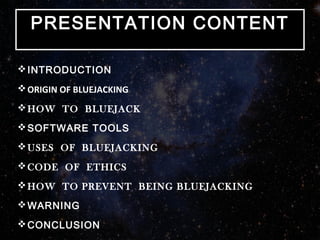 Bluejacking | PPT
