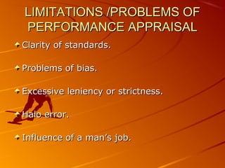 Ppt performance appraisal | PPT
