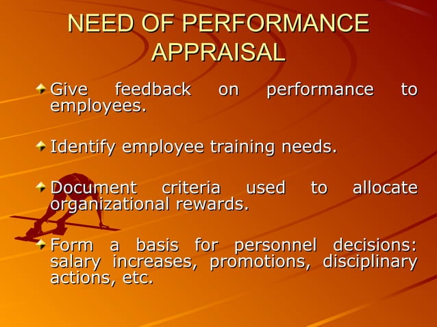 Ppt performance appraisal | PPT