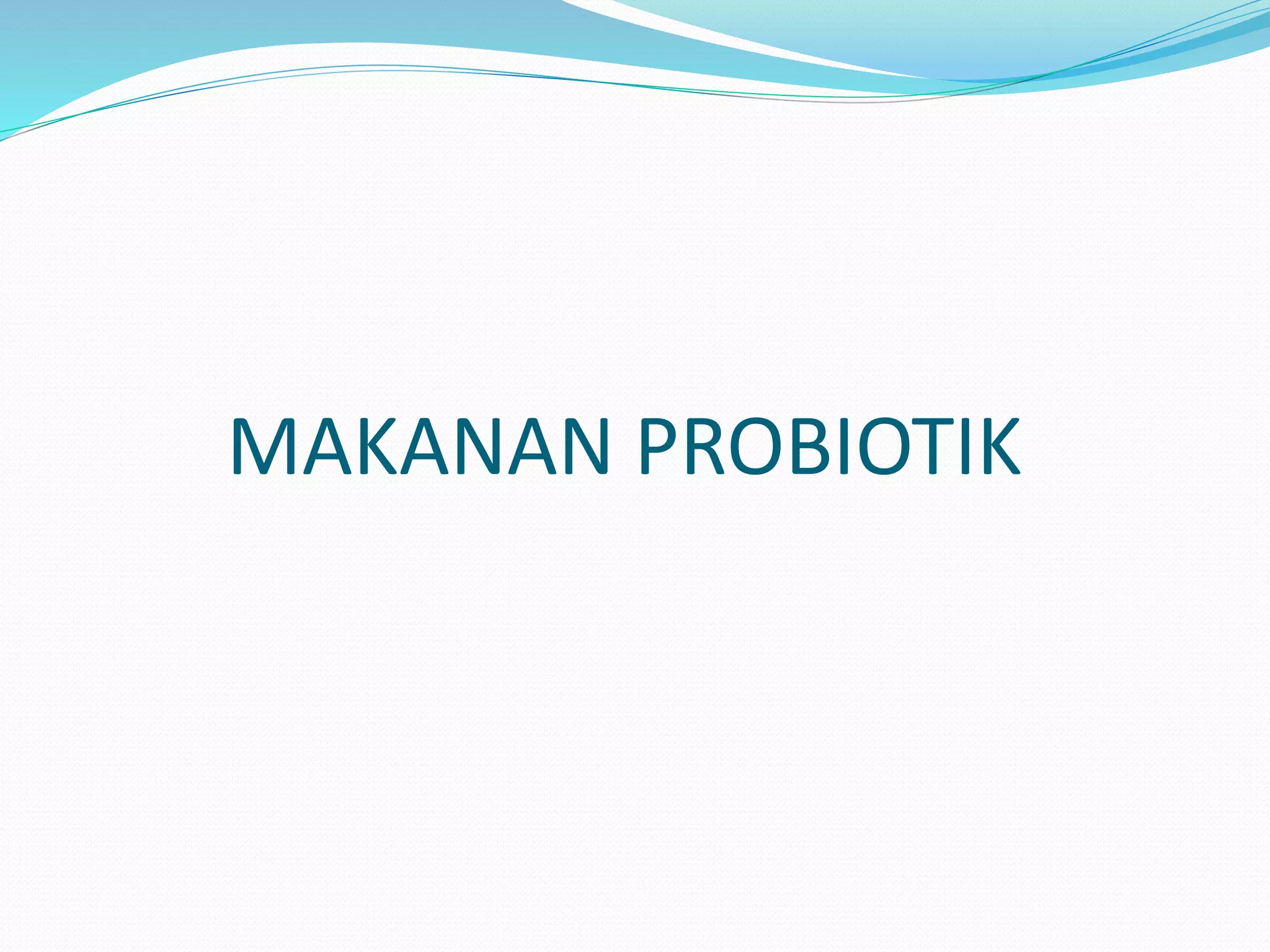 Penawaran probiotik untuk corporate (Industri makanan&minuman). | PPTX