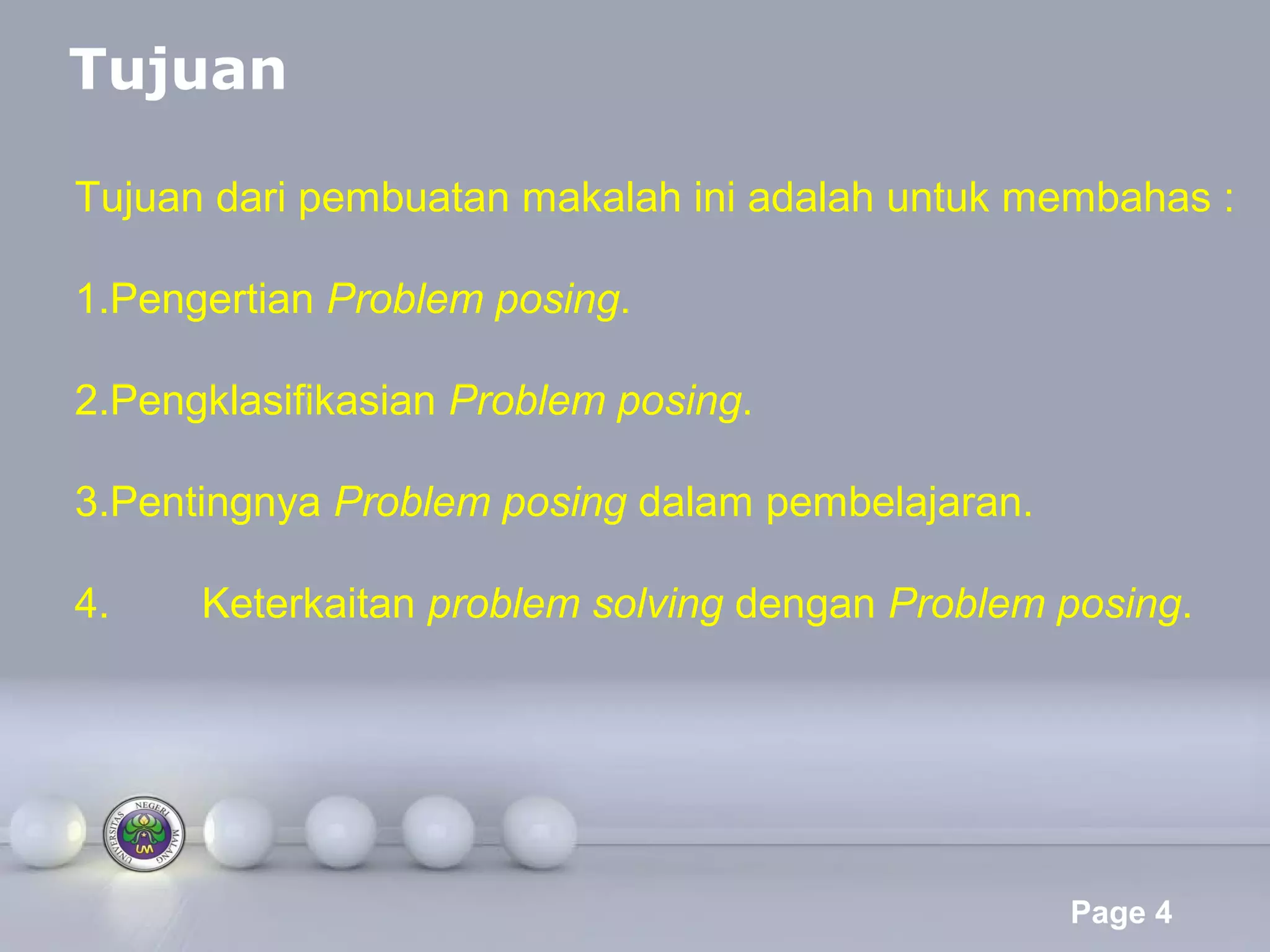 problem posing | PPT