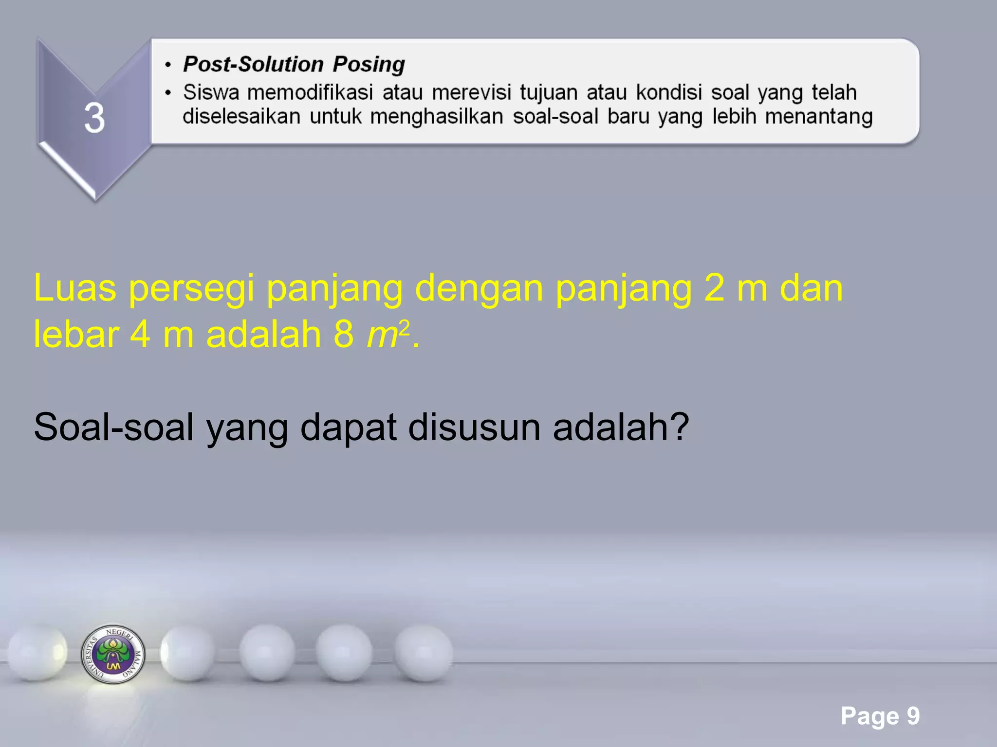 problem posing | PPT