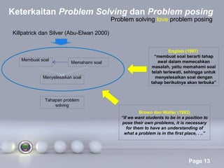 problem posing | PPT
