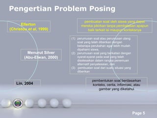 problem posing | PPT