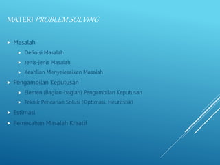 PPT PROBLEM SOLVING ips kelas 8 smp .pptx